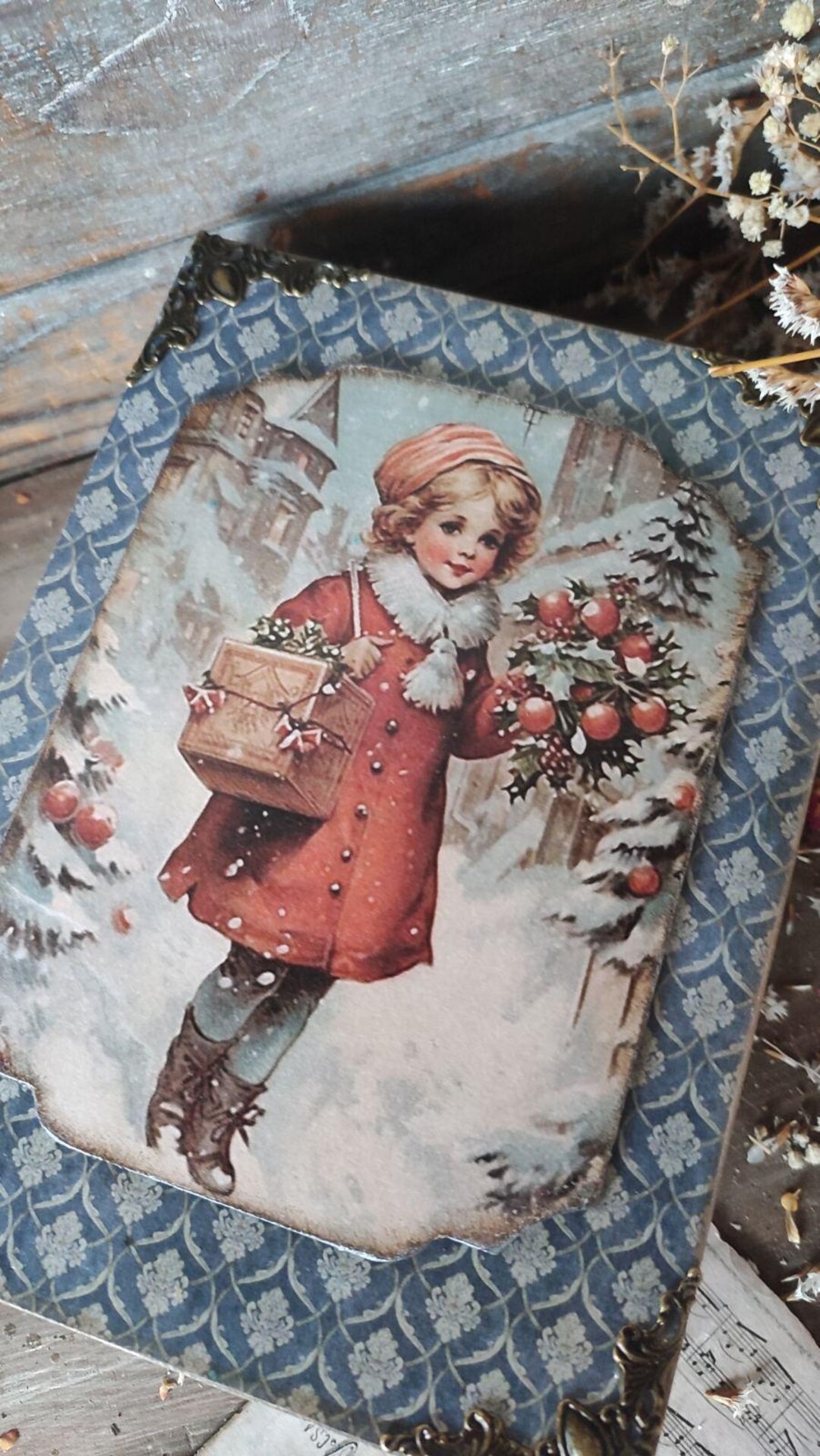 New Year's Box, Box for Girls, the Best Gift for the New Year-vintage ...