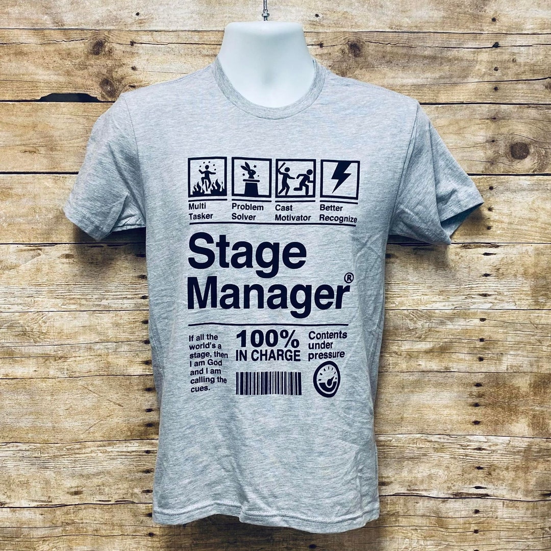 Stage Manager Tee Bestseller, Musical Theatre, Thespian, Theatre Gift ...
