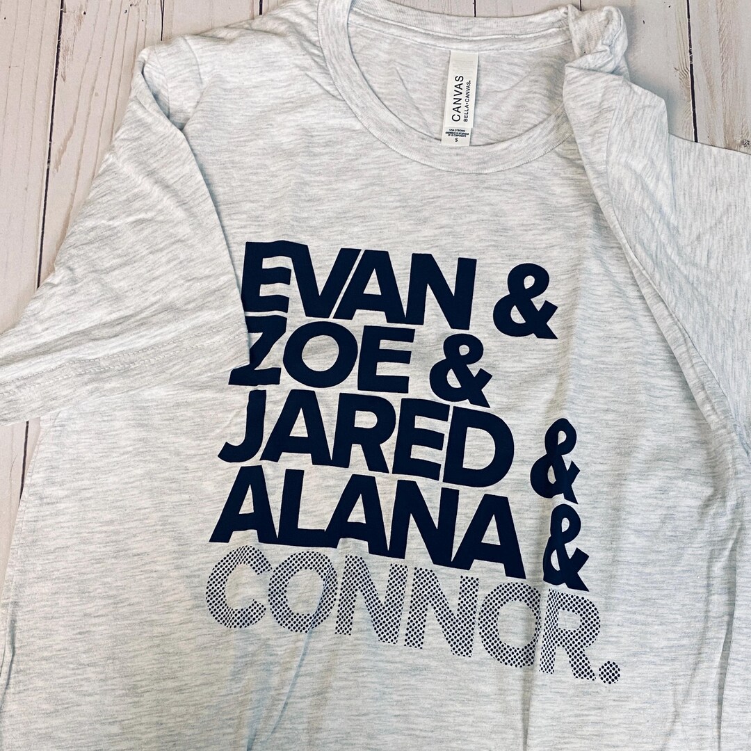 Broadway Shirt. Dear Evan Hansen Fan Tshirt. DEH Theatre Lover. Anti ...