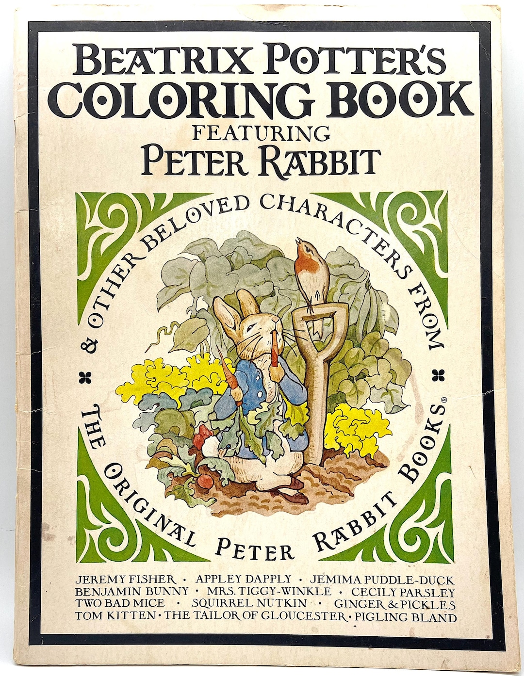 Vintage Beatrix Potter Coloring Book, Peter Rabbit, 1975 - Etsy