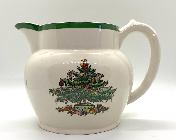 Vintage Copeland Spode Jug, Pitcher, Christmas Tree Pattern, Dining ...