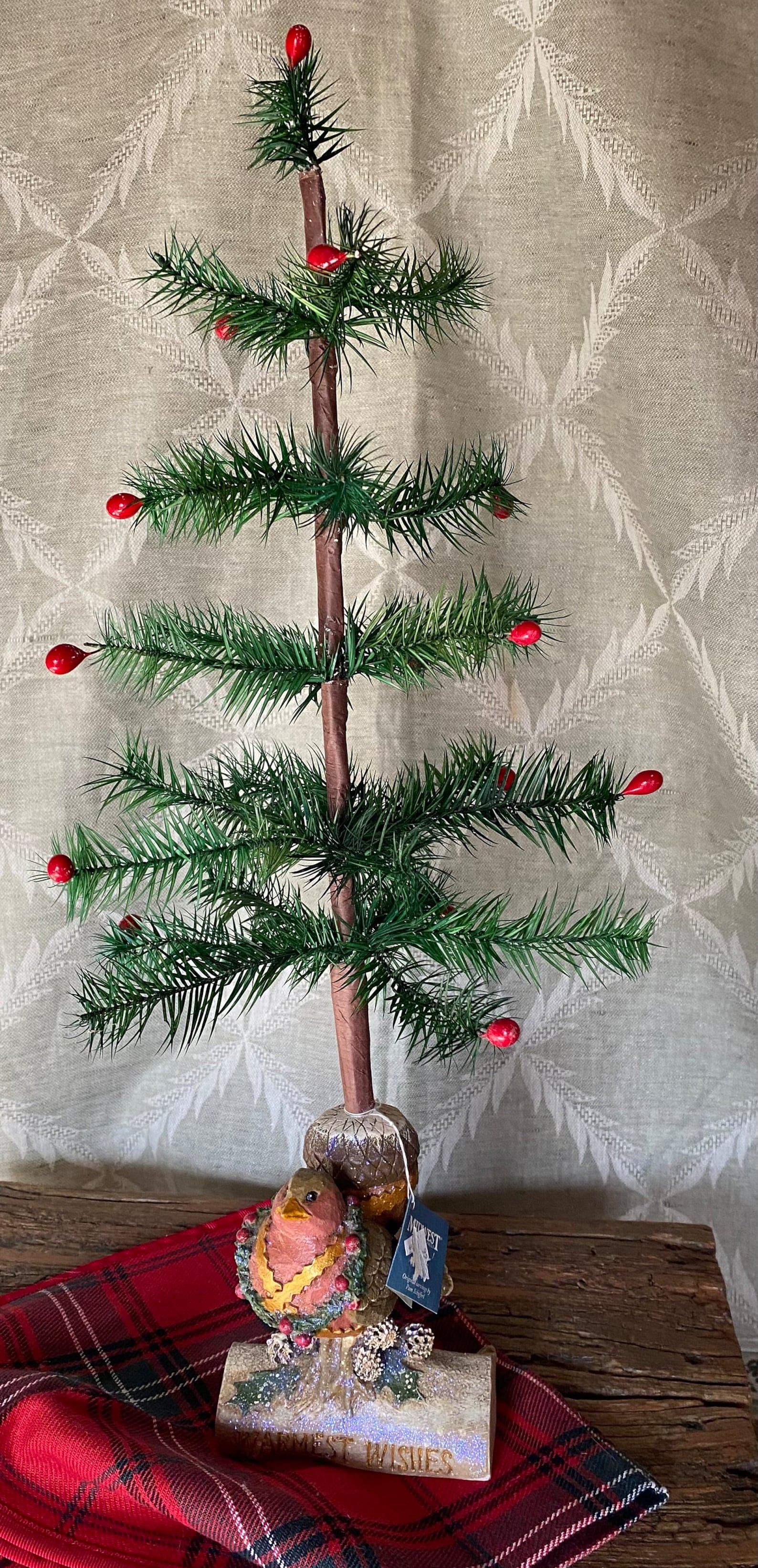 German Feather Christmas Trees- Christmas Nostalgia