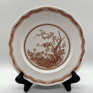 Antique Furnivals Quail, Set of 4 Plates, Dessert, Salad, Side Dishes ...