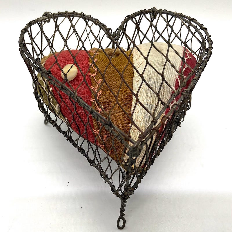 Wire Heart Basket - Etsy