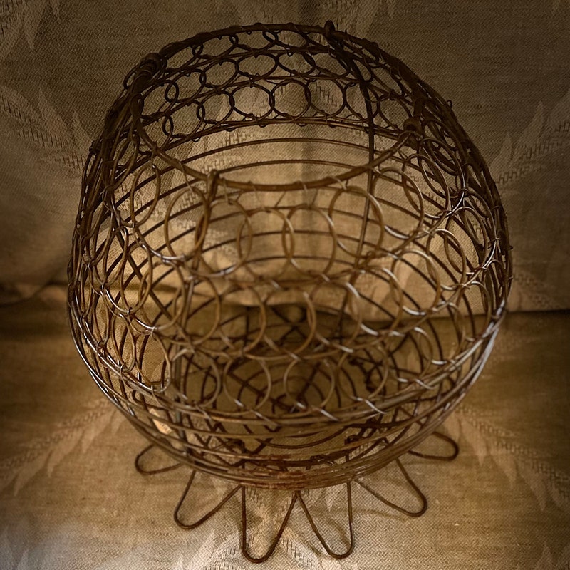 Wire Basket Planter - Etsy