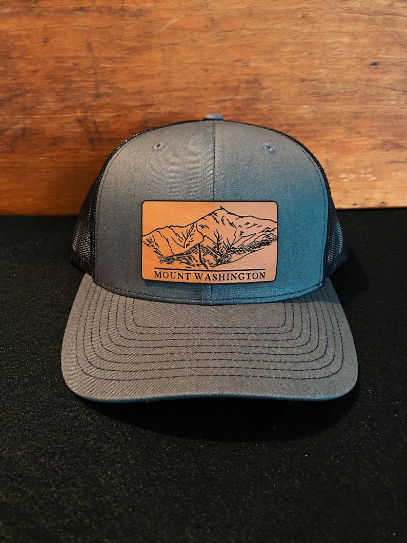 Mt. Washington New Hampshire Mountain Leather Patch | Etsy