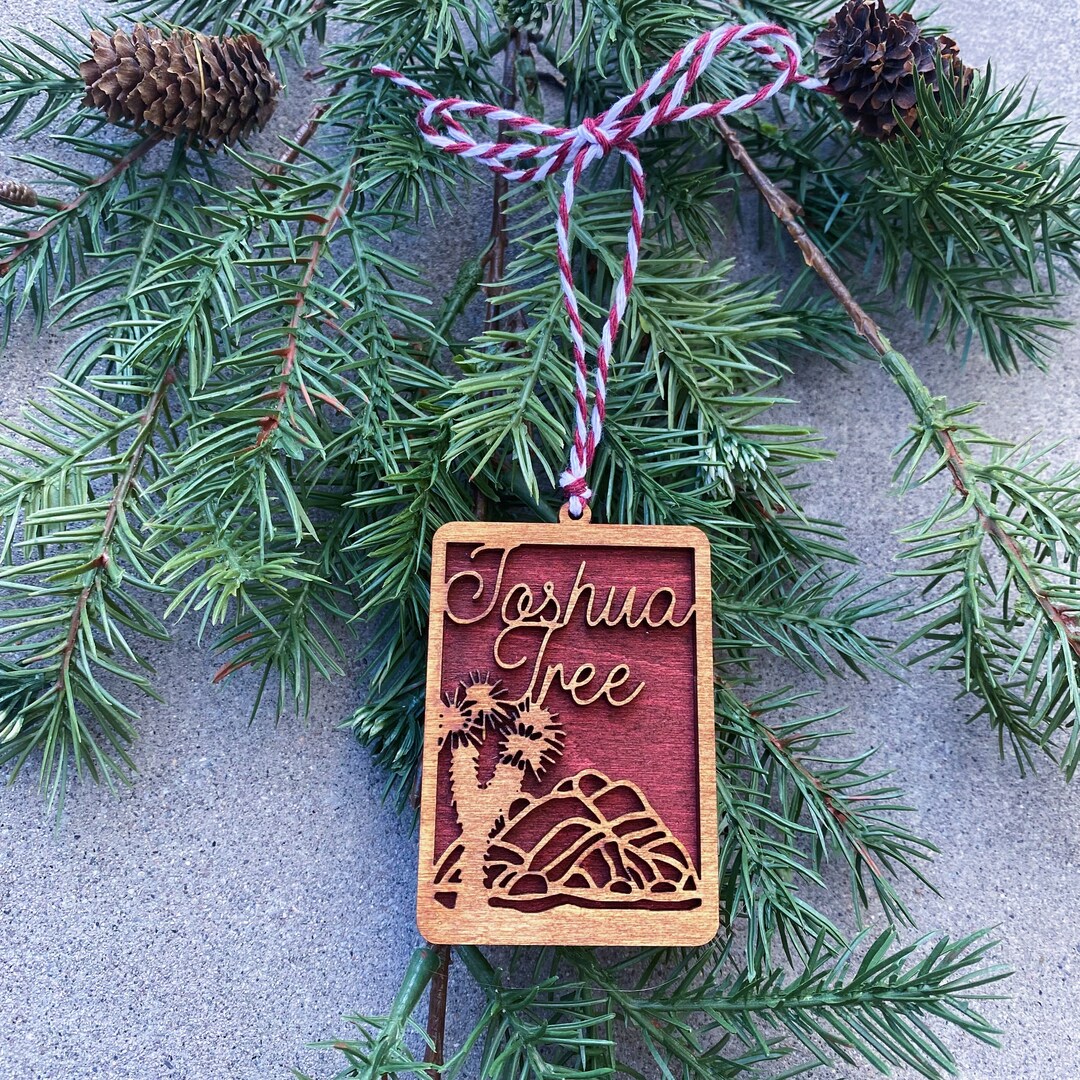 Joshua Tree Wood Ornament - Joshua Tree National Park - Hiker Gift ...