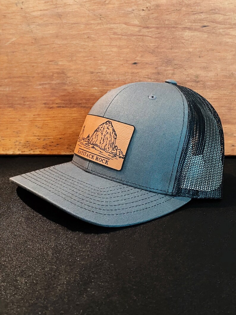 Haystack Rock - Oregon - Cannon Beach - Mountain Leather Patch ...