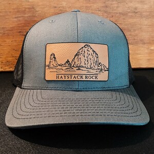 Haystack Rock - Oregon - Cannon Beach - Mountain Leather Patch ...