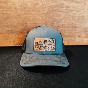Vail - Colorado - Rocky Mountains - Ski Resort - Mountain Leather Patch ...