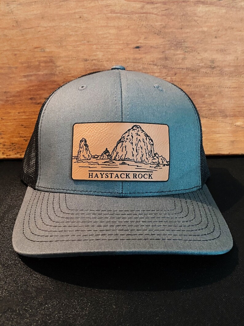 Haystack Rock - Oregon - Cannon Beach - Mountain Leather Patch ...