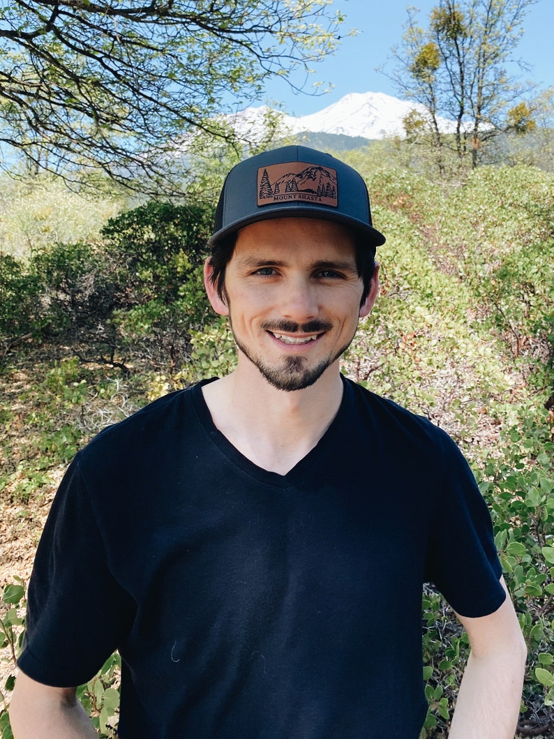 Mt. Bachelor Oregon Cascades Mountain Leather Patch - Etsy