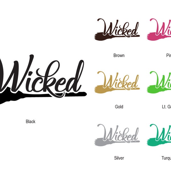 Wicked Decal - Etsy