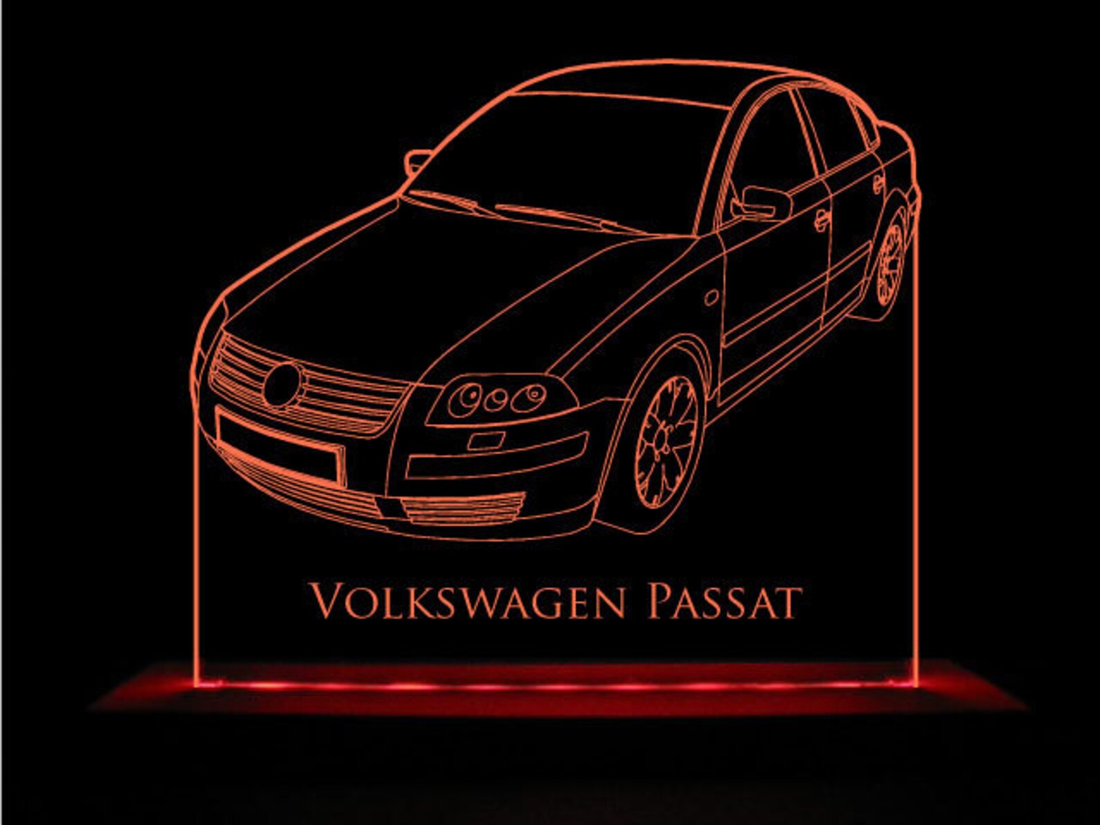 1996 Volkswagen Passat Edge Lit LED Acrylic Light up Sign Desk - Etsy
