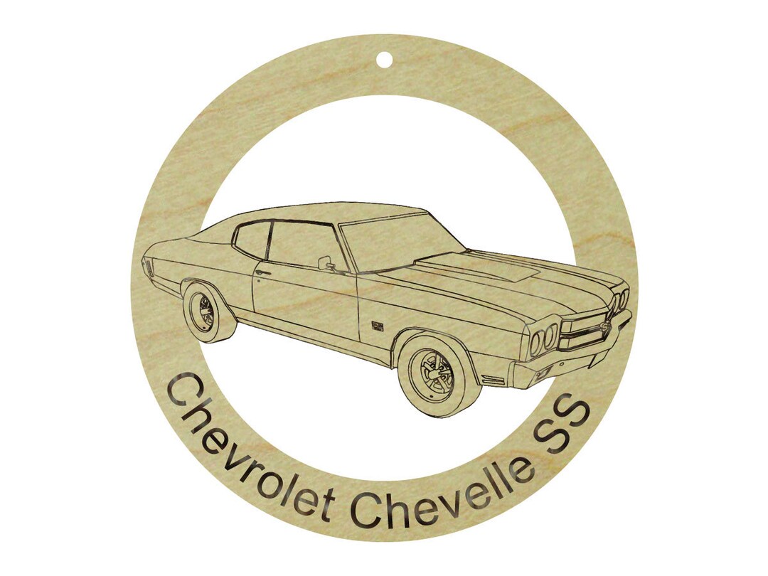 Chevy Chevrolet Chevelle SS Laser Engraved Sanded Finish - Etsy