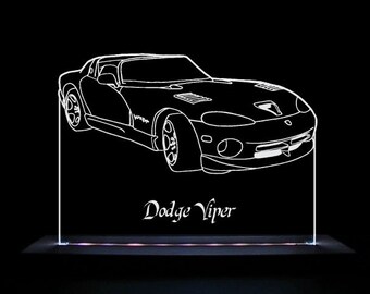 Dodge Viper Led Sign - Etsy
