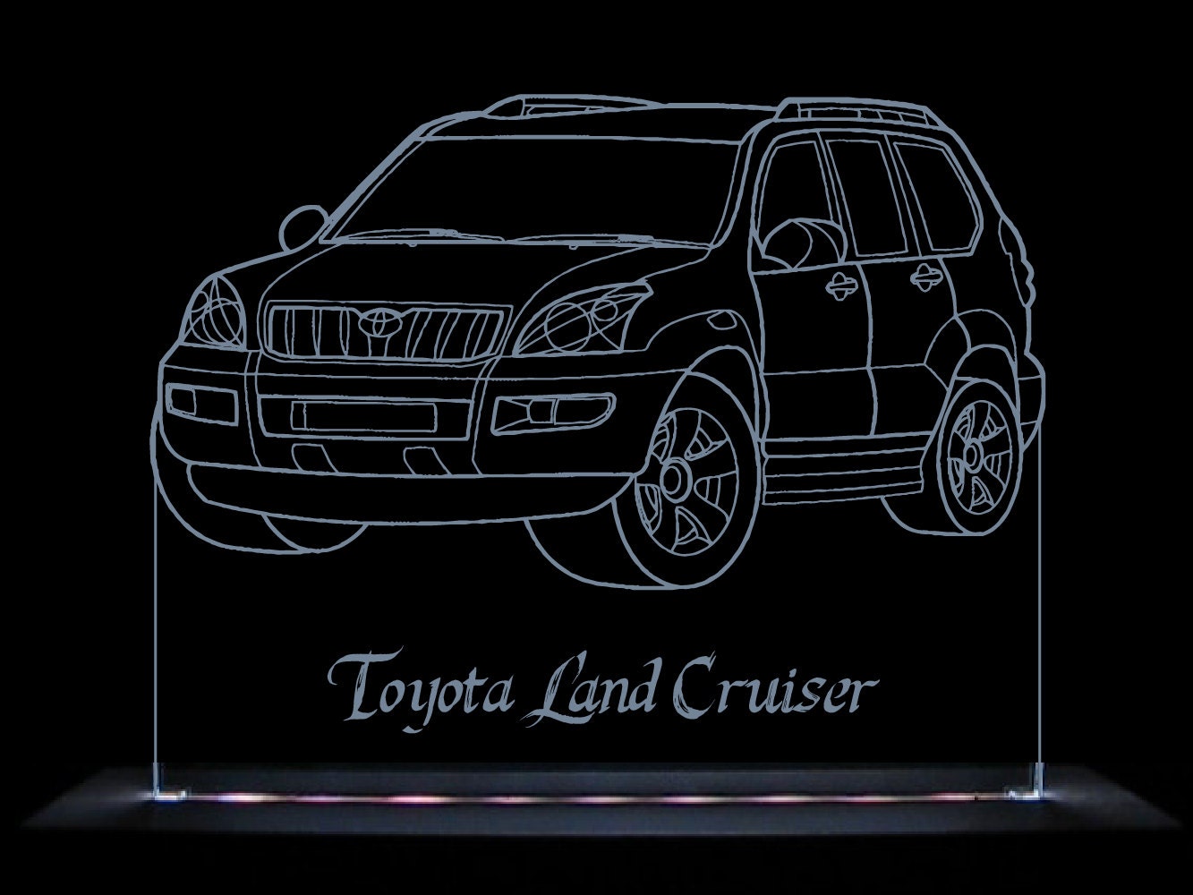 Lighting Night Lights Home & Living Toyota Land Cruiser Edge Lit LED ...