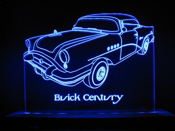 Buick Century Edge Lit LED Acrylic Light up Sign Desk Model | Etsy