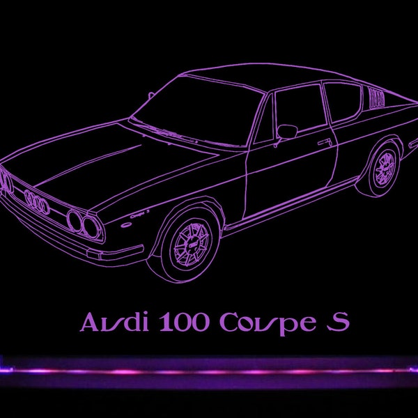 Light up Audi Logo - Etsy