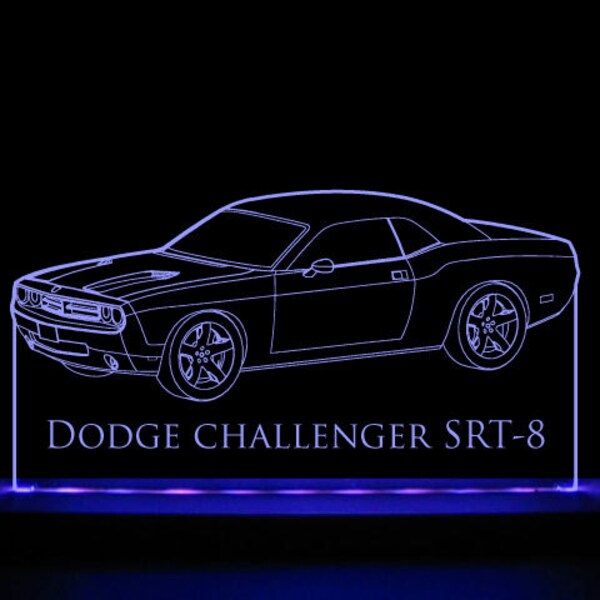 Dodge Challenger Led Sign - Etsy