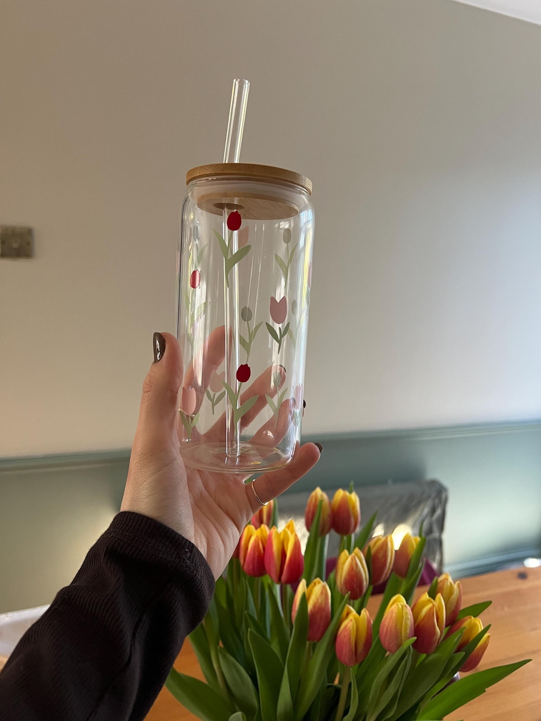 Libby Glass Tumbler - Etsy UK