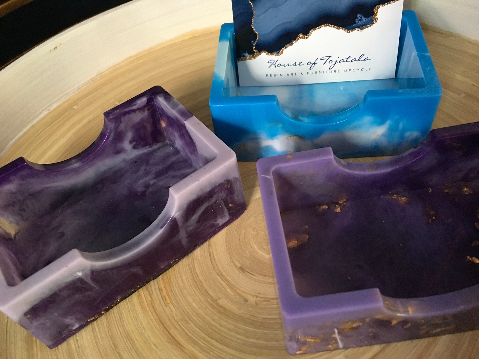 Resin Business Card Holder - Etsy