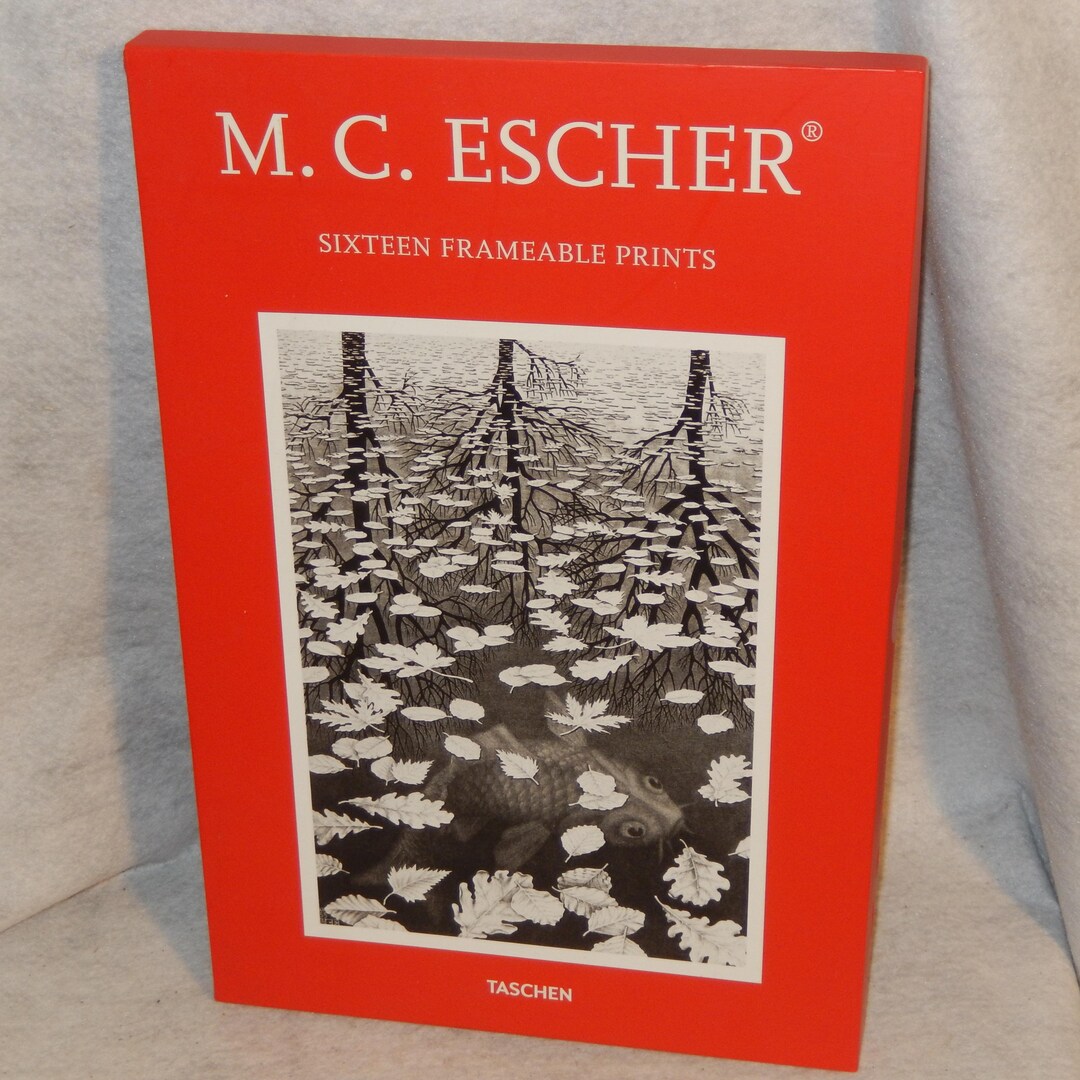 M.C. ESCHER Sixteen Frameable Art Print TASCHEN 15" Complete Set ~ Free ...