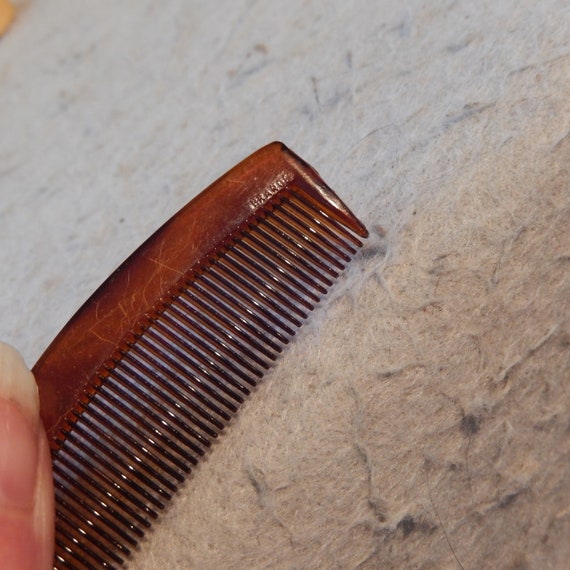 French Ivory PyRaLin Celluloid Vanity Box Mirror DuBa… - Gem