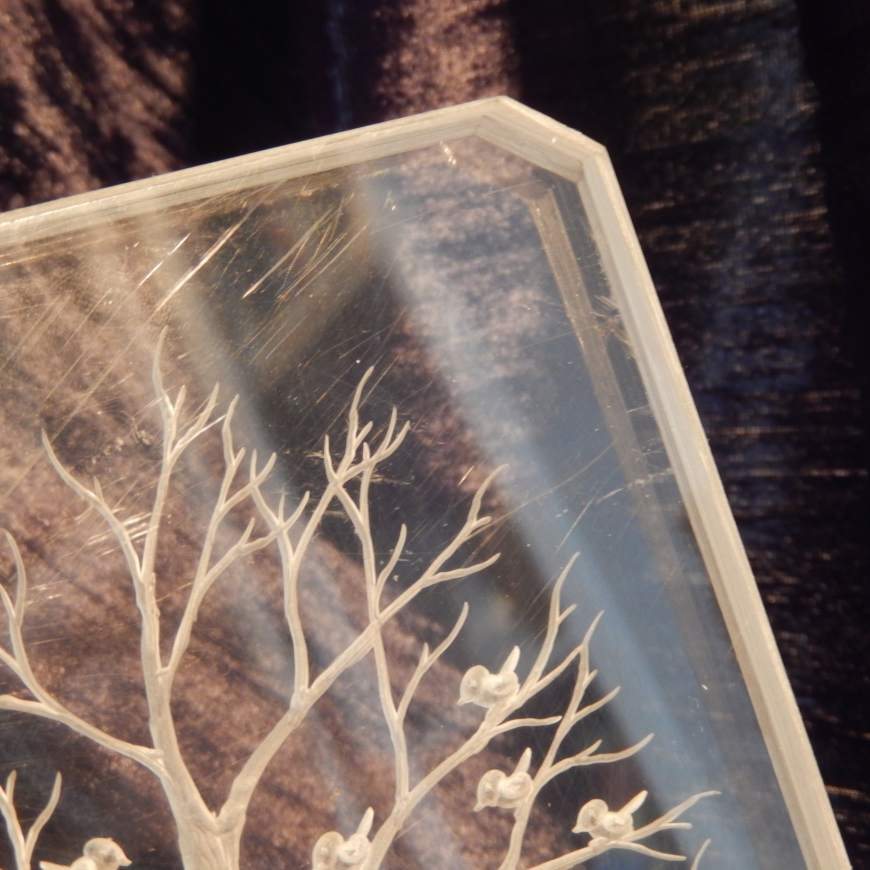 1975 Signed Ronald FOX Mounted 7 TREE Birds Lucite - Etsy