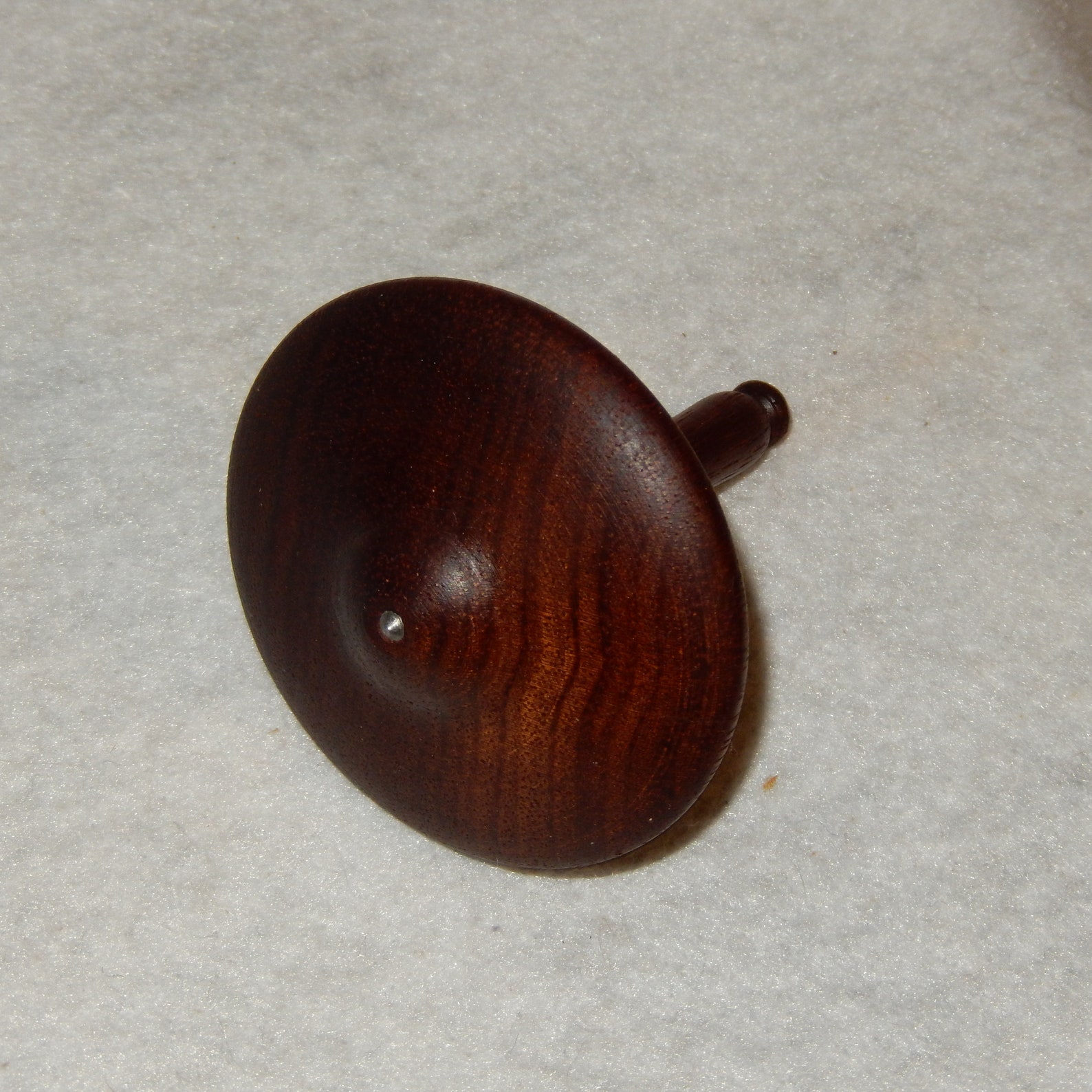 Lot 3 Hand Turned Exotic Wood Spinning Top Toys Crafted Desk Fidget ...