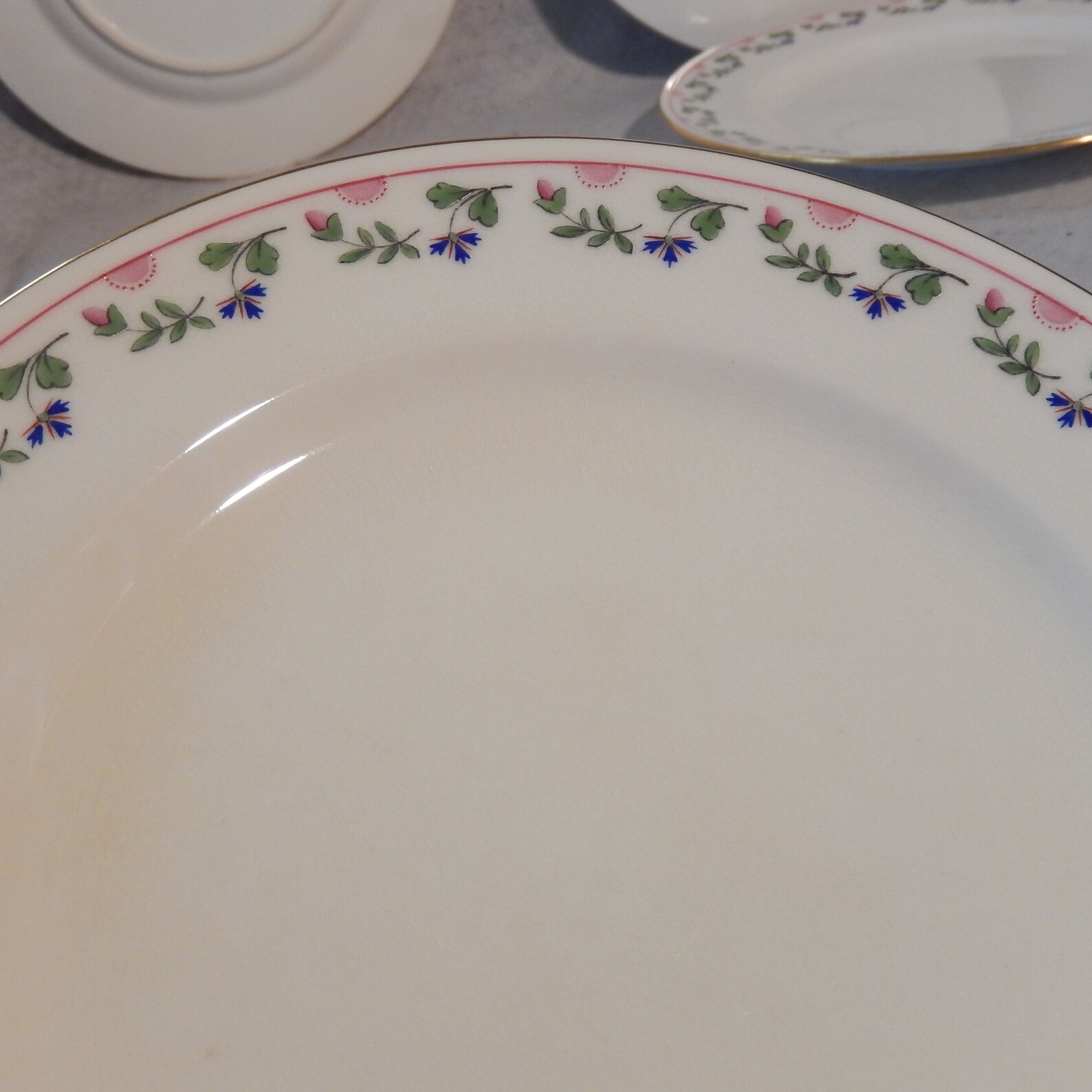 Set 6 MINTONS Early GLOBE CROWN Mark Wells Burrage Boston | Etsy