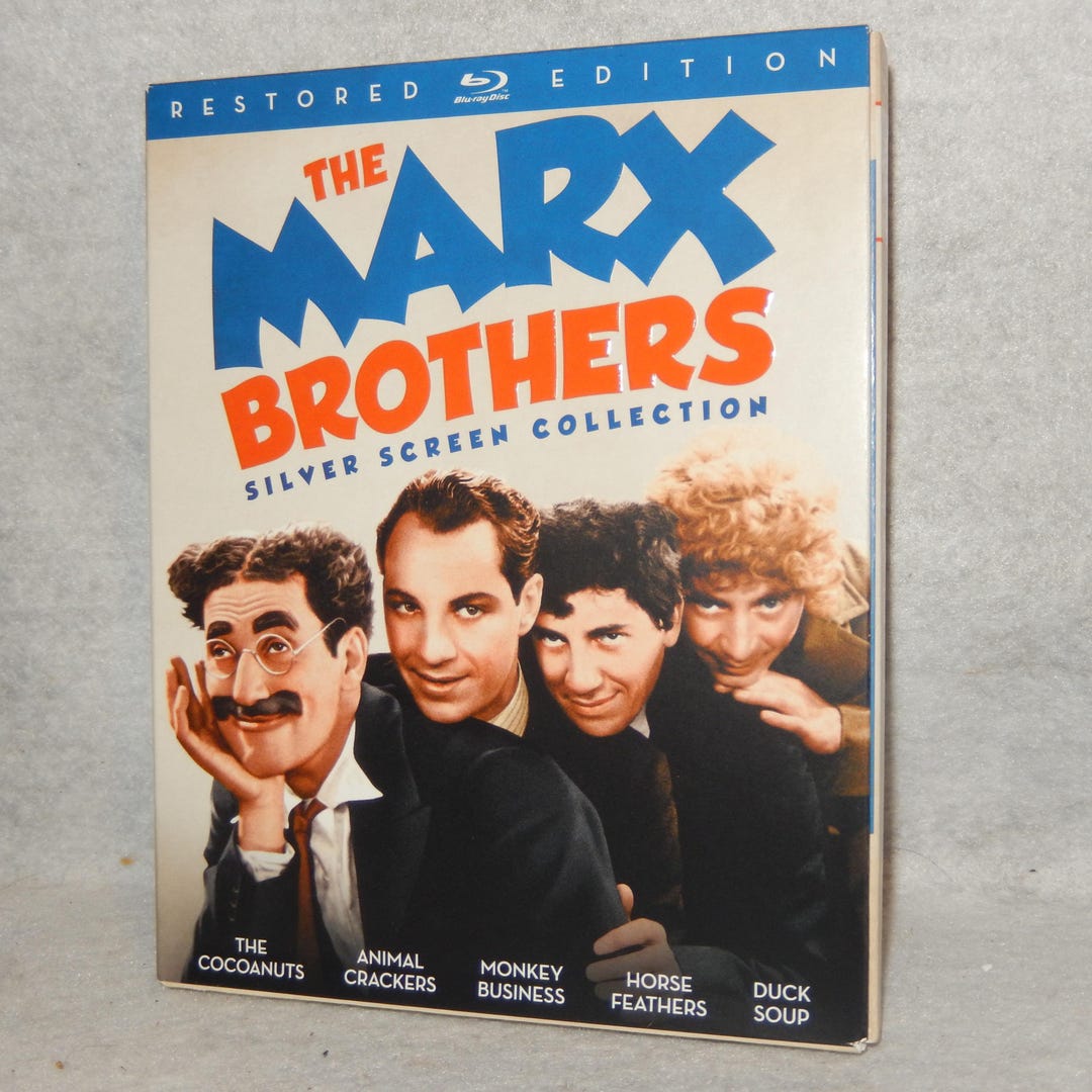 MARX BROTHERS Silver Screen Restored Collection Blu Ray Edition 5 ...