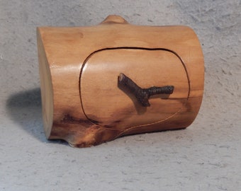 Wood Stump Box - Etsy