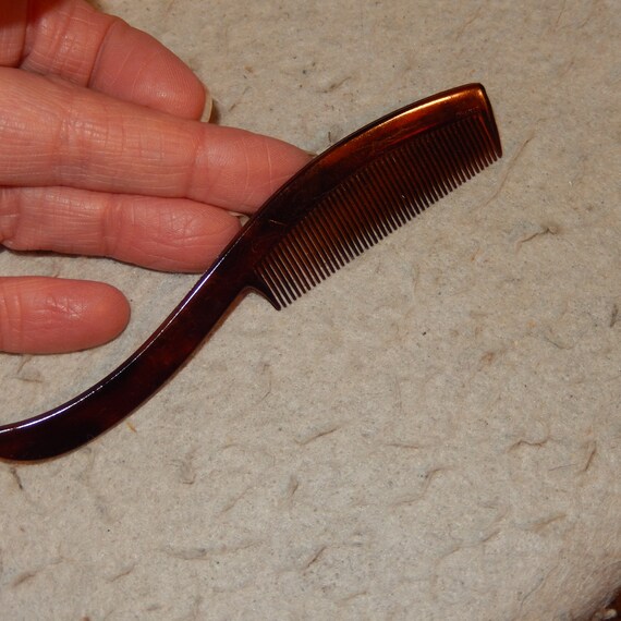 French Ivory PyRaLin Celluloid Vanity Box Mirror DuBa… - Gem