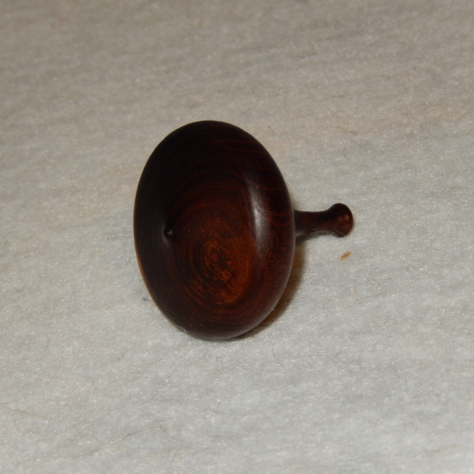 Lot 3 Hand Turned Exotic Wood Spinning Top Toys Crafted Desk Fidget ...