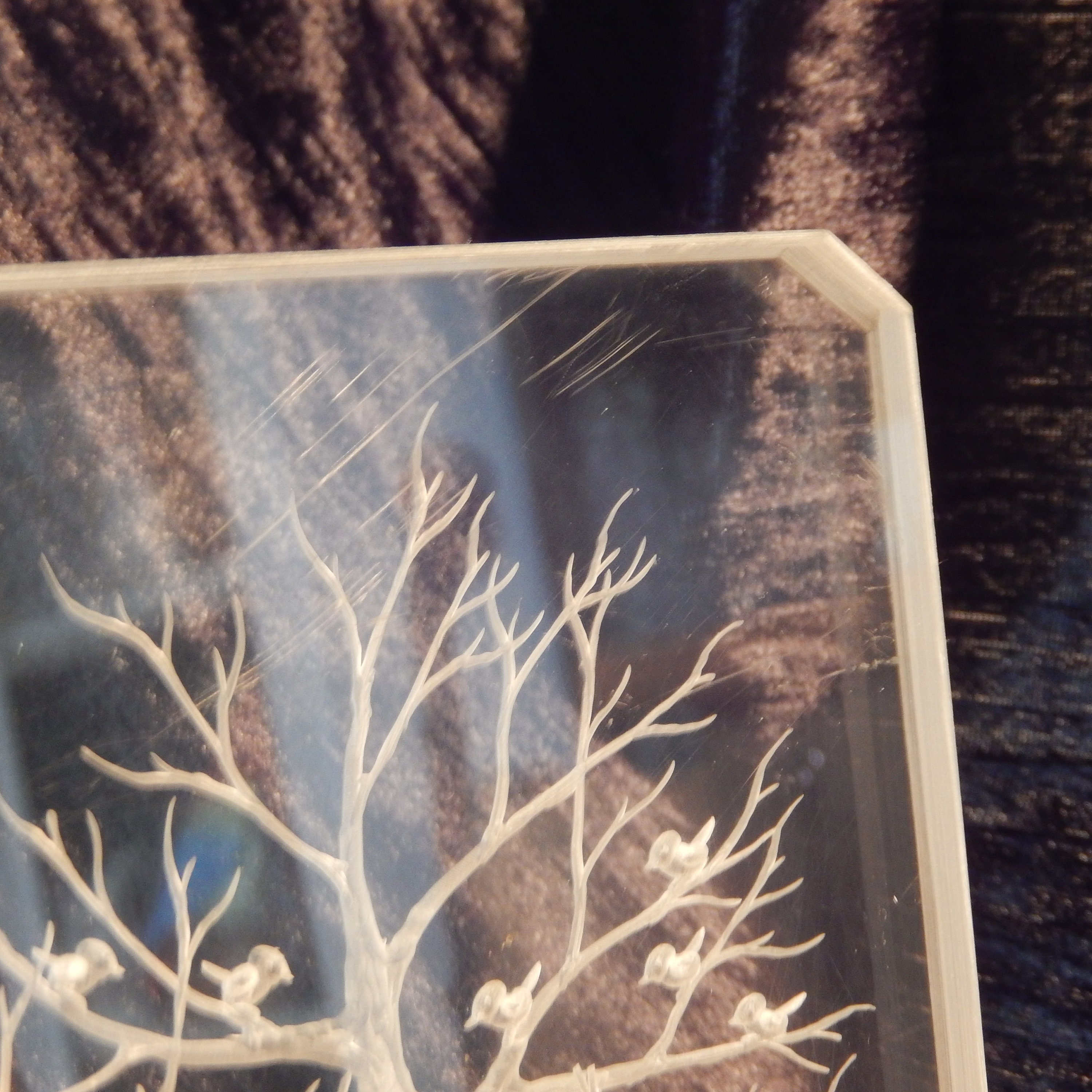 1975 Signed Ronald FOX Mounted 7 TREE Birds Lucite - Etsy