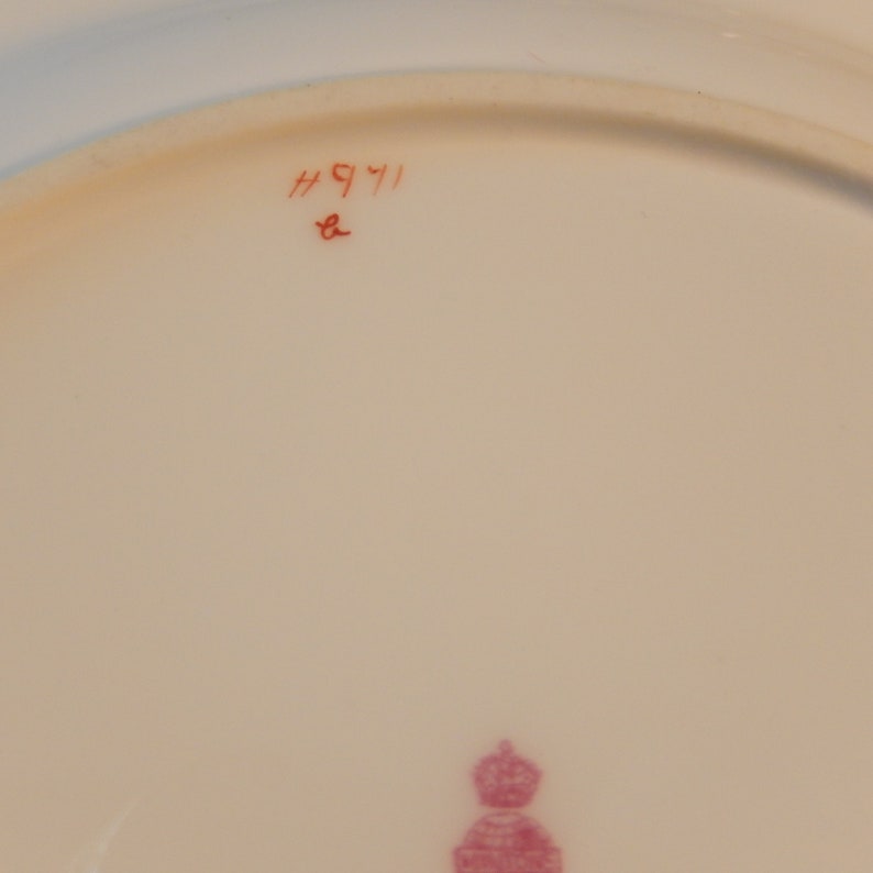 Set 6 MINTONS Early GLOBE CROWN Mark Wells Burrage Boston - Etsy