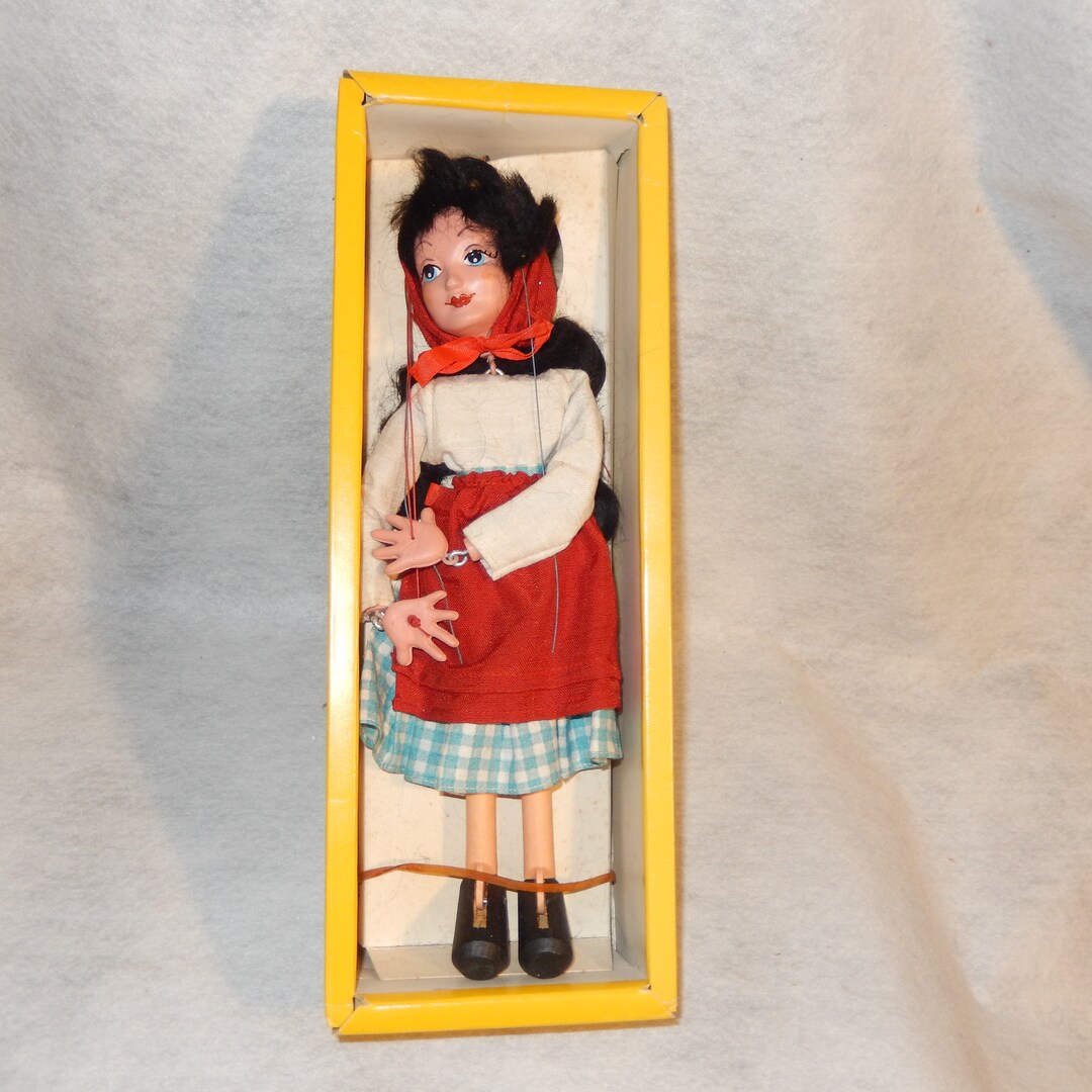 Vintage Pelham Puppet Marionette MIB England 11 Red Riding Hood Wilts ...