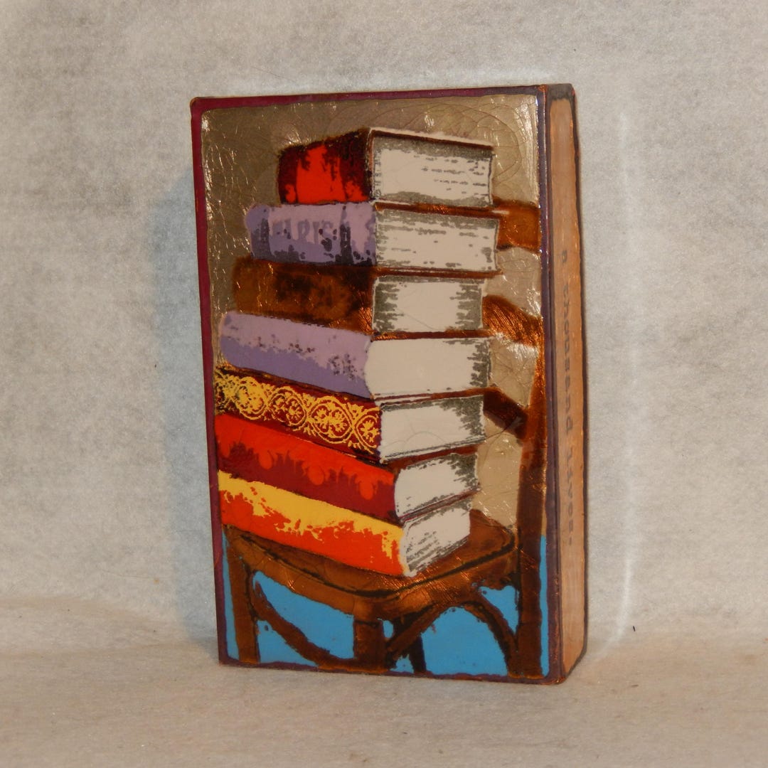 Houston Llew SPIRITILES Glass Copper 141 EPIC TALES Enamel Tile Books ...