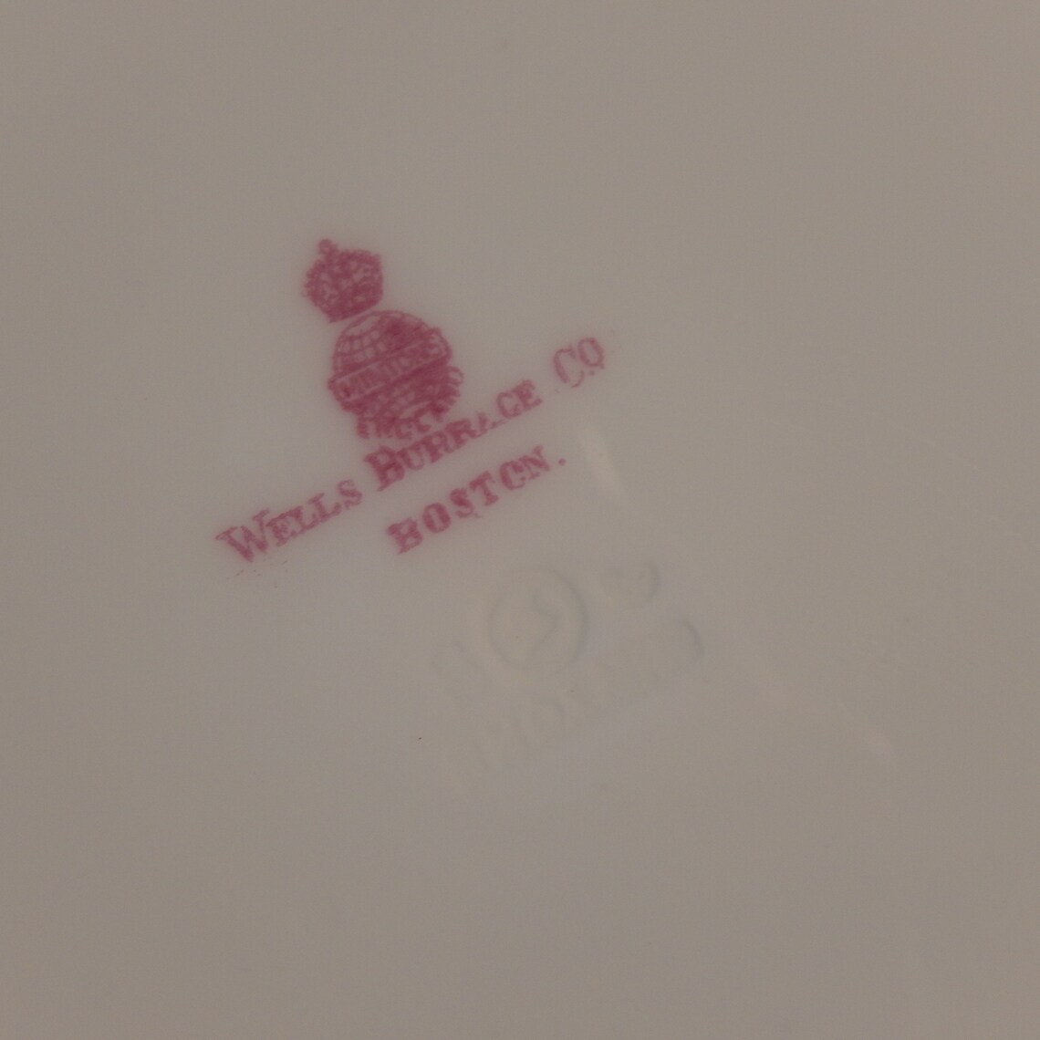 Set 6 MINTONS Early GLOBE CROWN Mark Wells Burrage Boston | Etsy