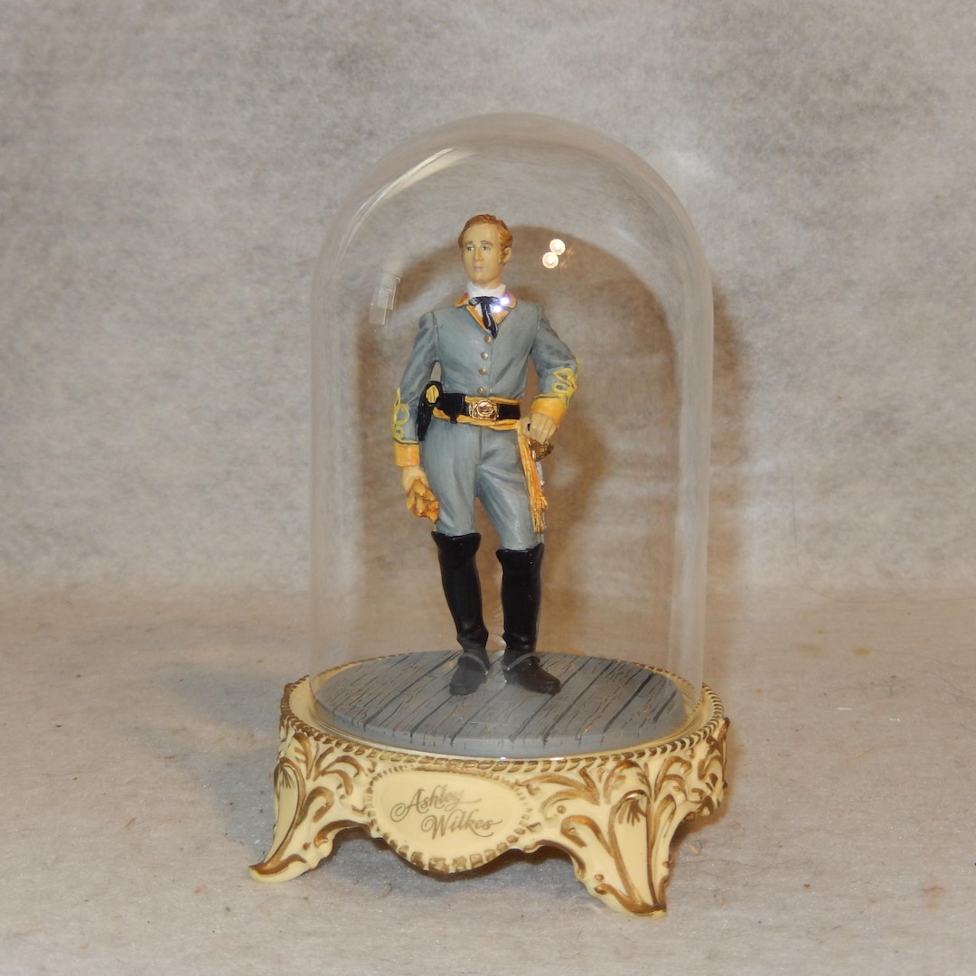 ASHLEY WILKES Gone With the Wind Limited Edition Turner Glass Dome ...