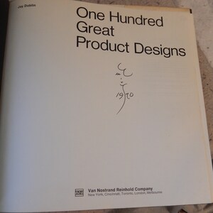 1970 Signed 100 Hundred Great Product Designs Jay DOBLIN 1st HB Ed/dw ...