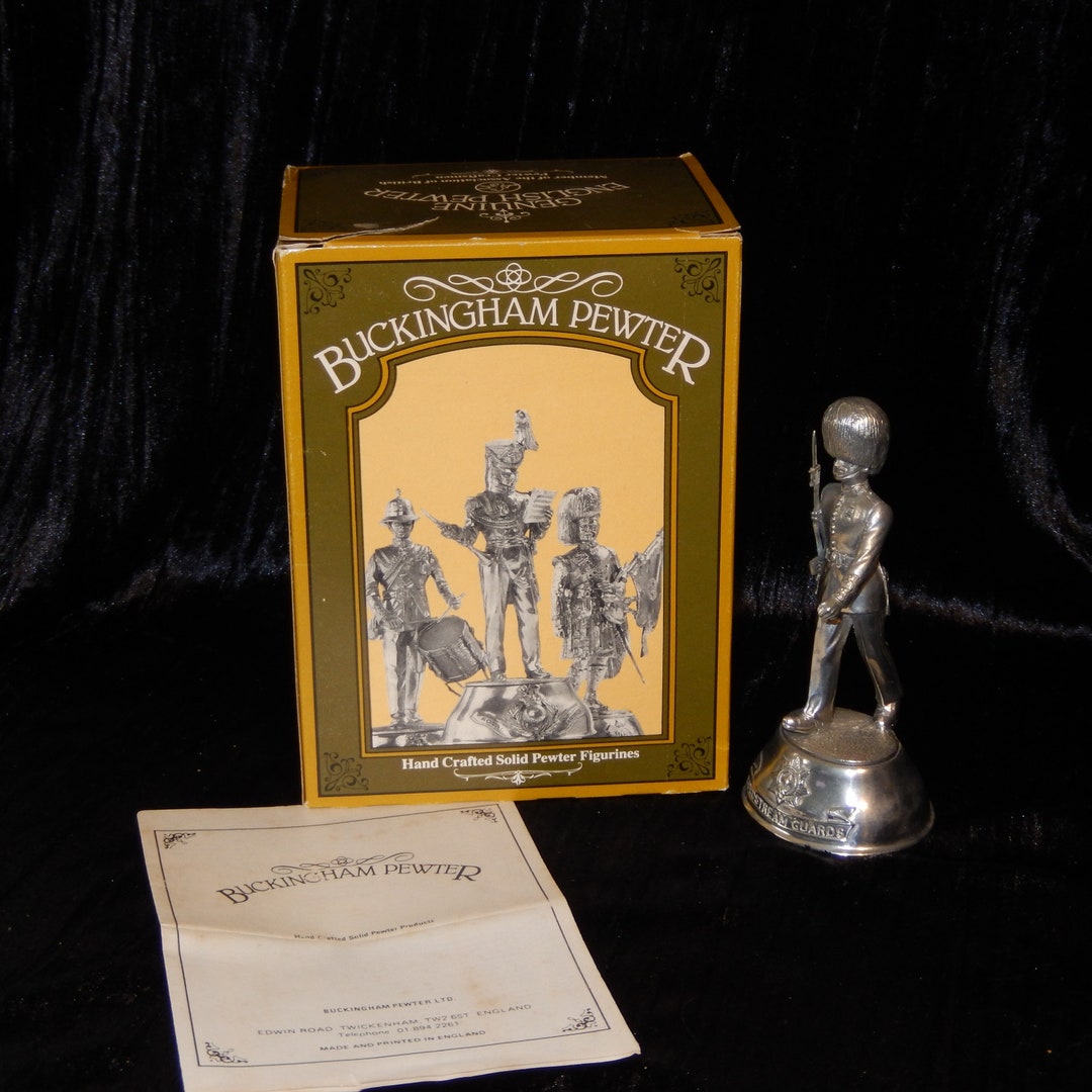 Stadden BUCKINGHAM Pewter COLDSTREAM Guards Soldier Military English ...