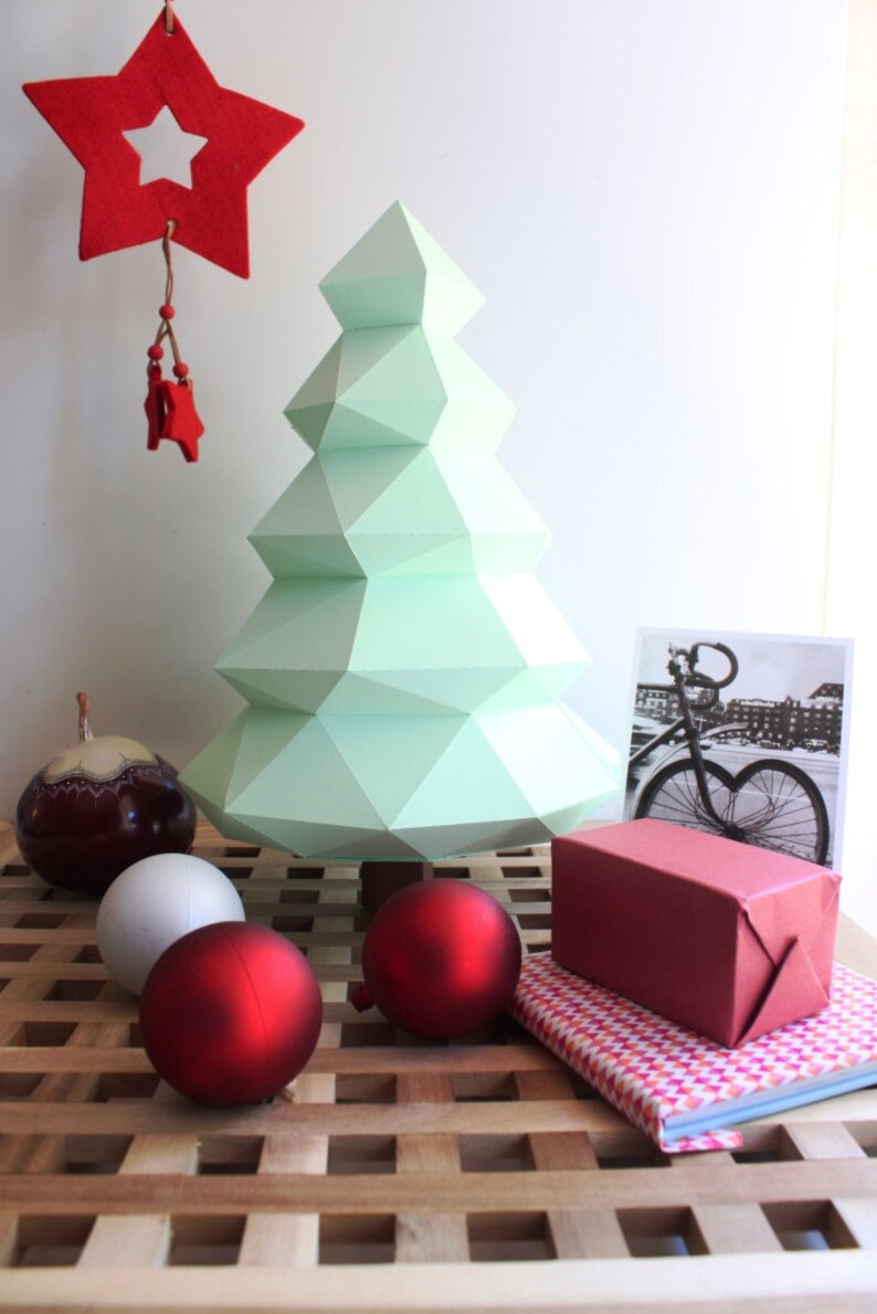 Color Paper Christmas Tree, Christmas Tree Decoration , DIY KIT. - Etsy