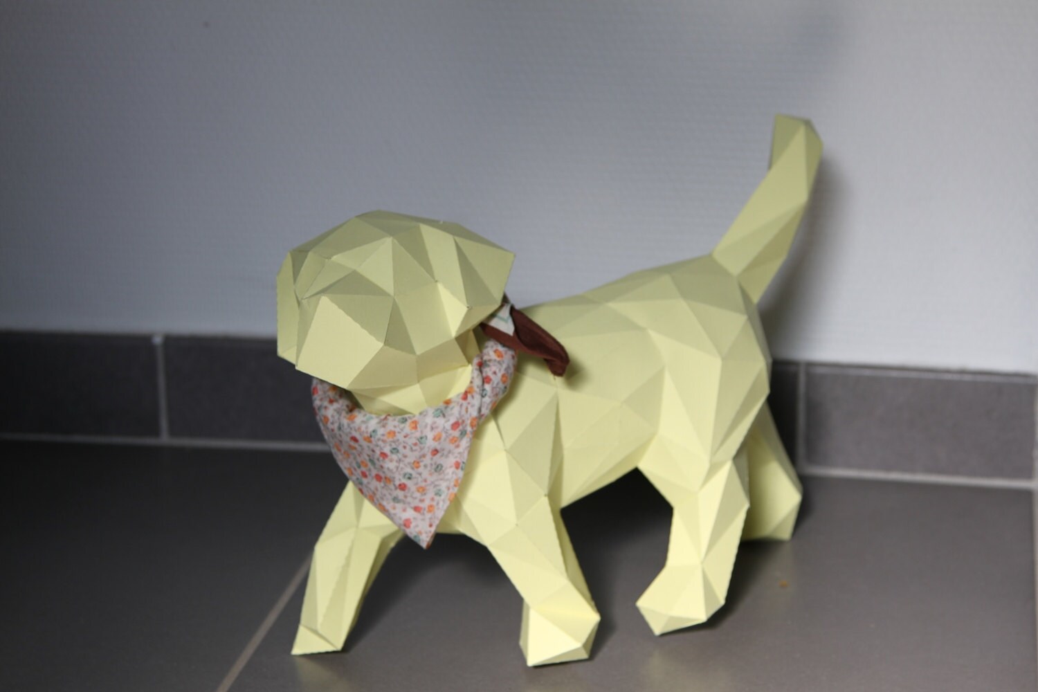 DIY Kit PUPPY / Dog Paper Sculpture Animal Faux Taxidermy - Etsy