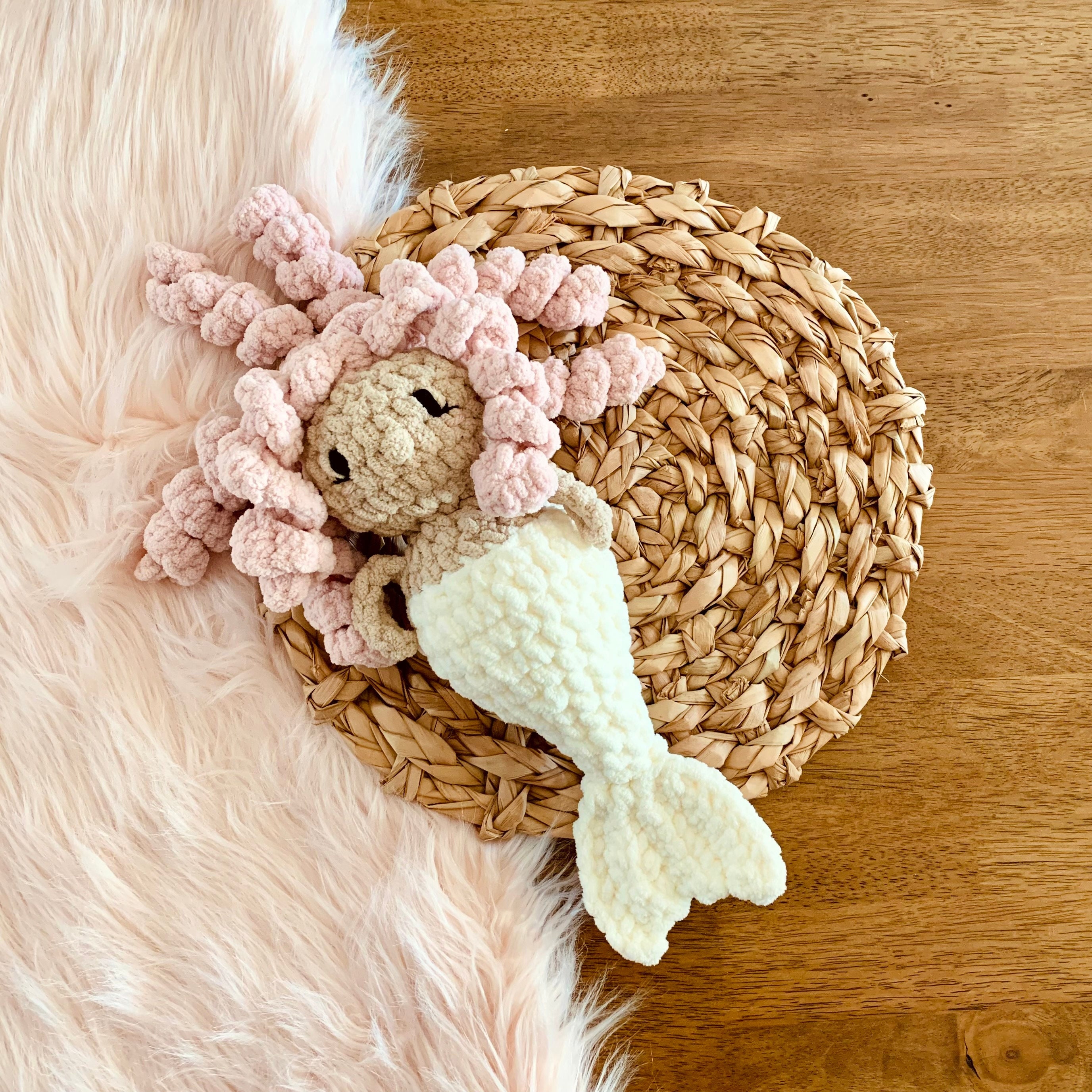 Mermaid Doll Hand Made Doll Ester Basket Mermaid Stuffy - Etsy