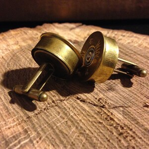 12 Gauge Shotgun Shell Cufflinks - Classy Ammo Cufflink Set - Etsy