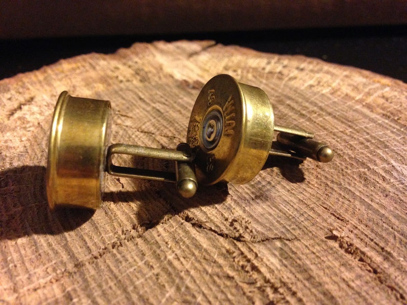 Father's Day 12 Gauge Shotgun Shell Cufflinks - Classy Ammo Cufflink ...
