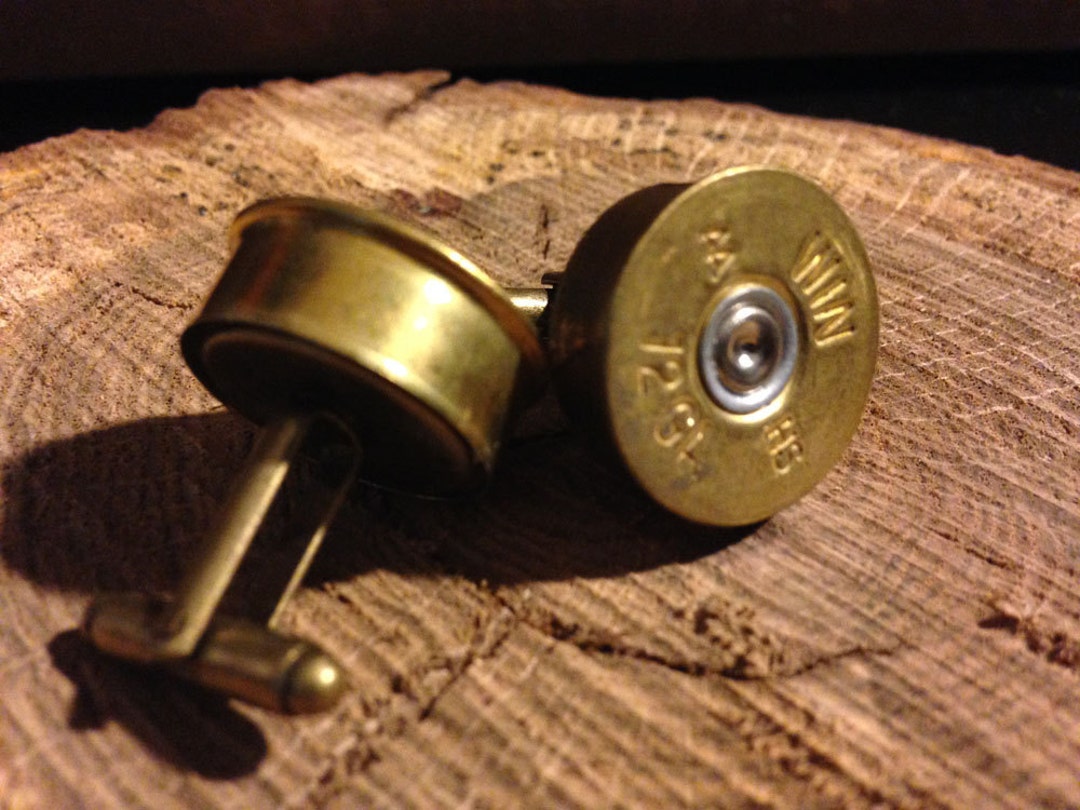 Father's Day 12 Gauge Shotgun Shell Cufflinks - Classy Ammo Cufflink ...