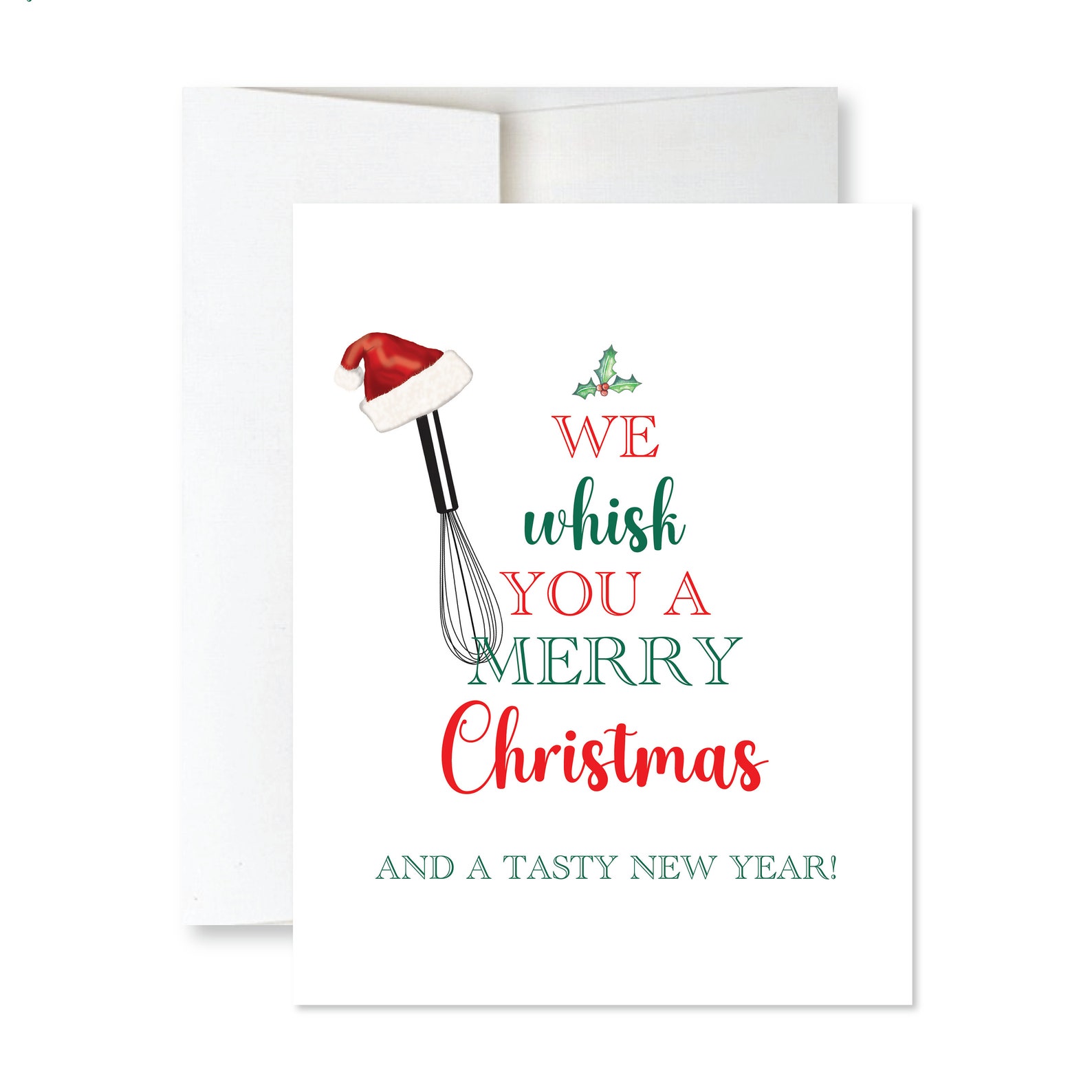 Funny Cooking Christmas Card - Christmas Card for Home Chef - Food ...